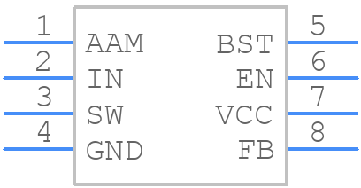 MP2315SGJ-P footprint, schematic symbol and 3D model by Monolithic ...