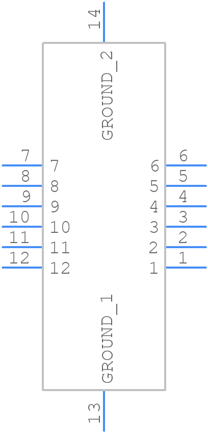 B65814C1512T001 footprint, schematic symbol and 3D model by TDK