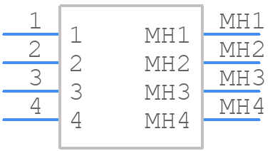 UMPT–04–06.5–G–VT–SM–WT footprint, schematic symbol and 3D model by SAMTEC