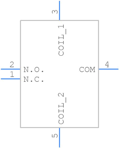 ACTE2H3 footprint, schematic symbol and 3D model by Panasonic