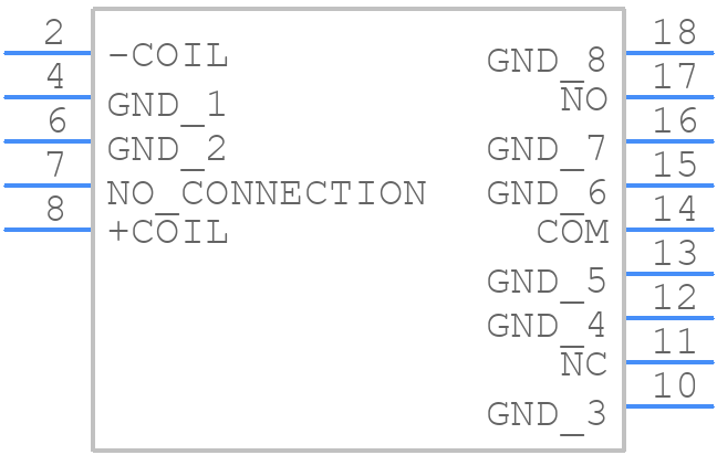 ARS30A03 footprint, schematic symbol and 3D model by Panasonic