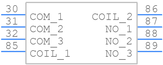A3K1ASP24VDC1.6R footprint, schematic symbol and 3D model by CIT Relay ...