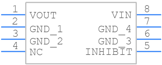L4931CD50 footprint, schematic symbol and 3D model by STMicroelectronics