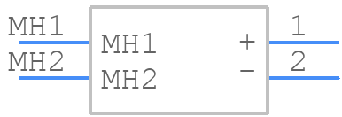 XT60PW-M footprint, schematic symbol and 3D model by Changzhou Amass Elec