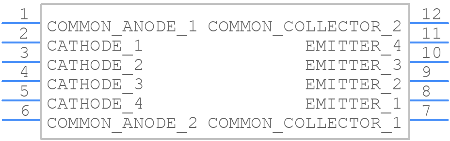 PS2841-4B-F3-AX footprint, schematic symbol and 3D model by CEL