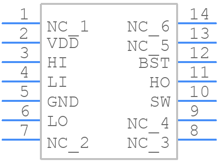 NSD16241-DSPKR footprint, schematic symbol and 3D model by NOVOSENSE