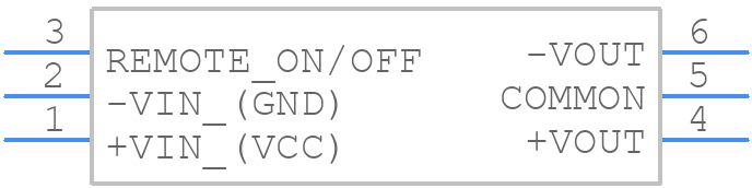 TEN 40-4823N footprint, schematic symbol and 3D model by Traco Power