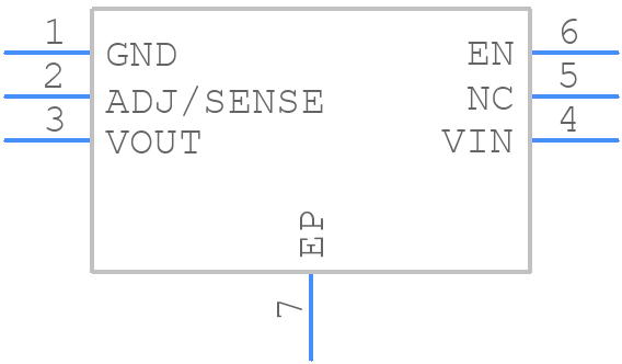 LDL212PU50R footprint, schematic symbol and 3D model by STMicroelectronics