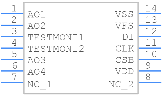 BH2227FV-E2 footprint, schematic symbol and 3D model by ROHM Semiconductor