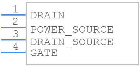 STW48N60M2-4 footprint, schematic symbol and 3D model by STMicroelectronics
