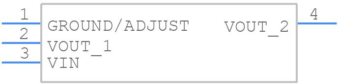 AMS117 footprint, schematic symbol and 3D model by Advanced Monolithic ...